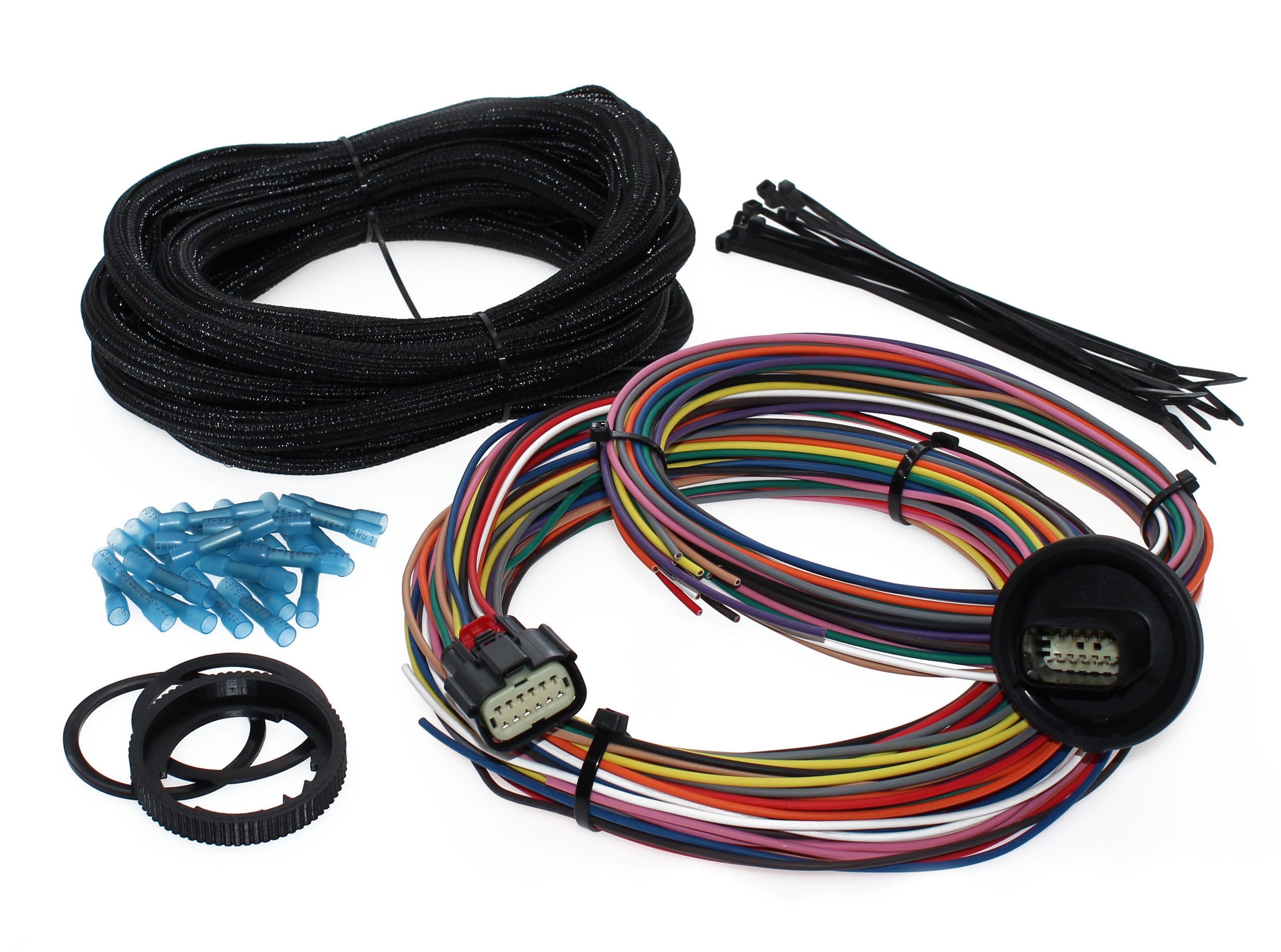 BWH-12K, Bulkhead/Firewall Connector Wire Harness Kit, 12 Circuit