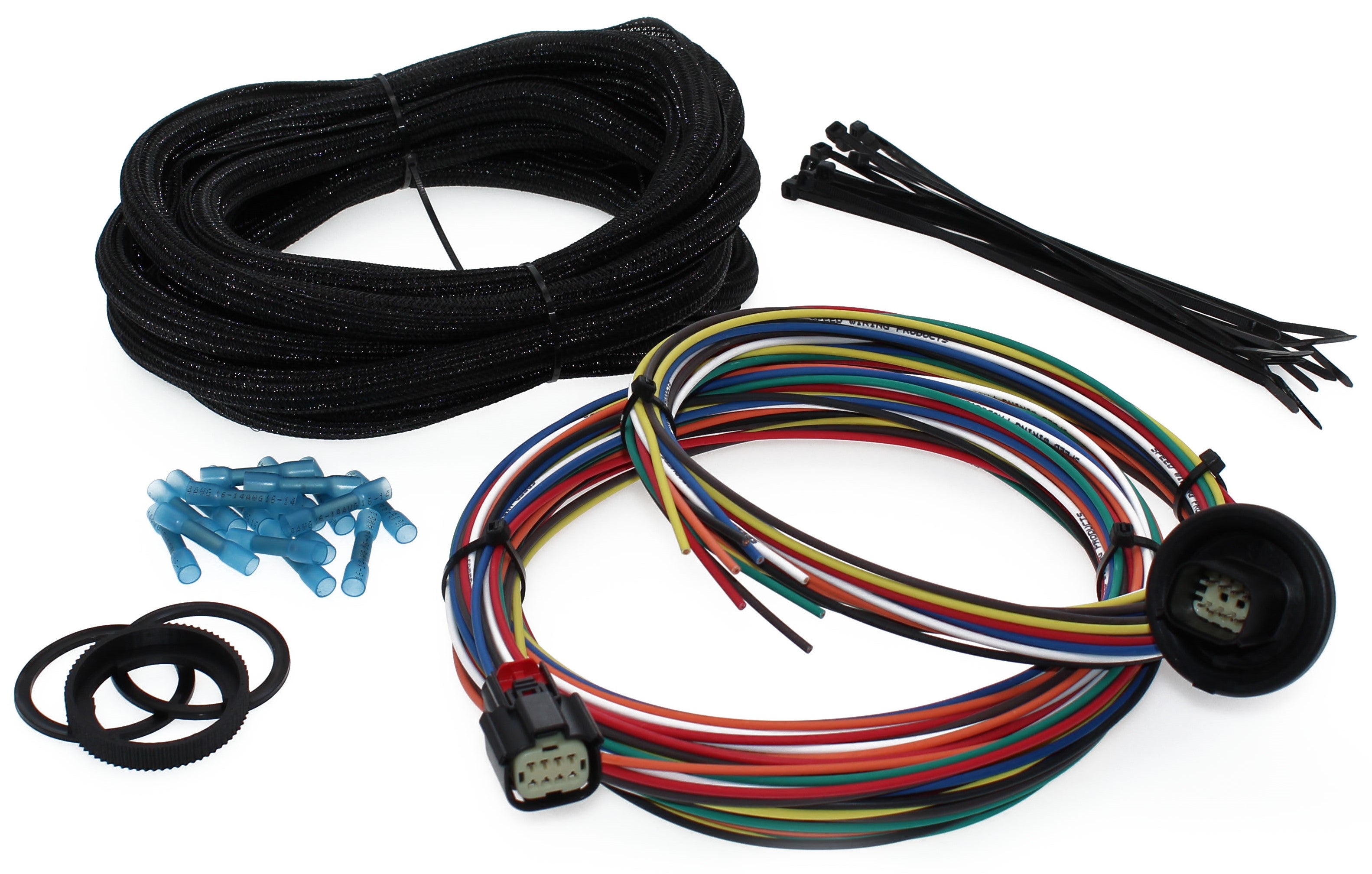 BWH-08K, Bulkhead/Firewall Connector Wire Harness Kit, 8 Circuit